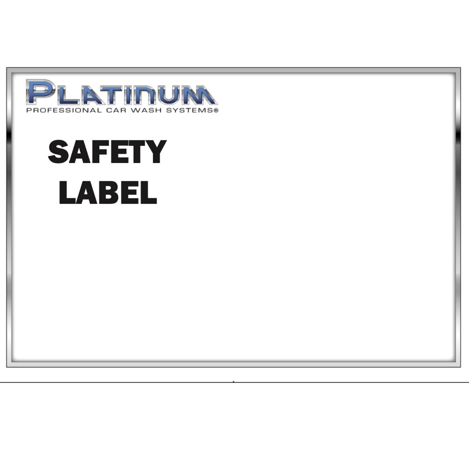 Label-Pcw103 Saf, Sassy Glass Safety | Dealer Industries