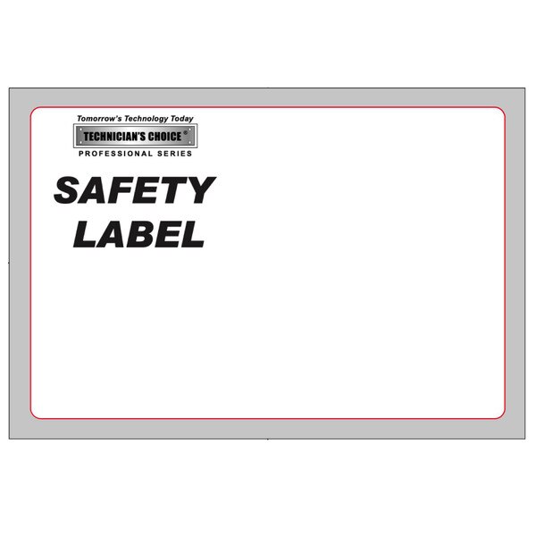 Label-Tec325 Saf, Blue Sapphire Safety | Dealer Industries