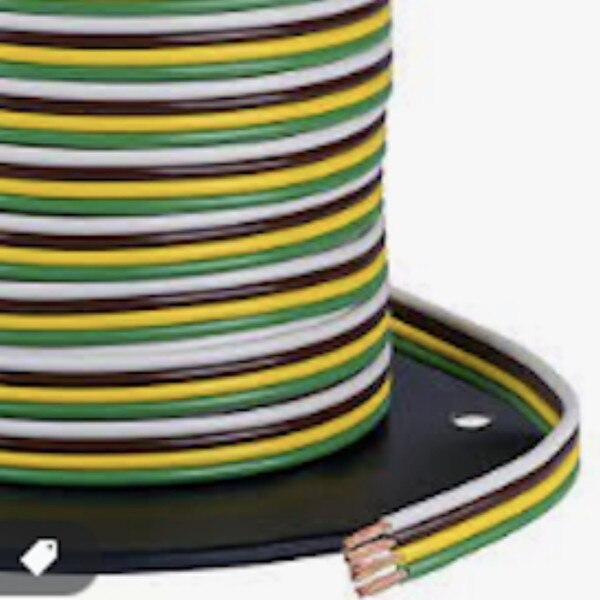 Nb-Wire 8141S, Wire Trailer Yel-Grn-Brn-Wht 100Ft | Dealer Industries