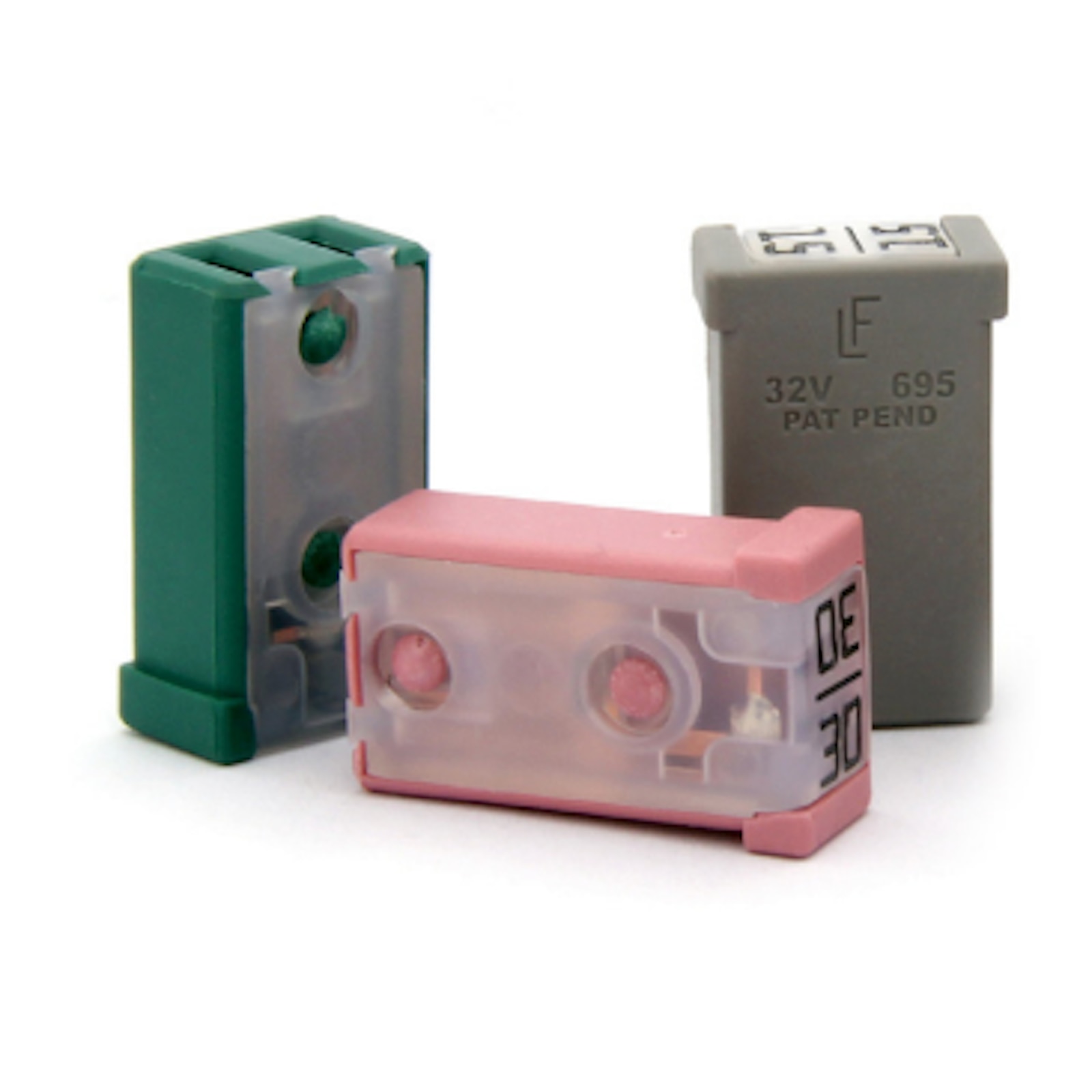 FUSE MCASE UNSLOTTED GRAY 15AMP 0695015.PXP